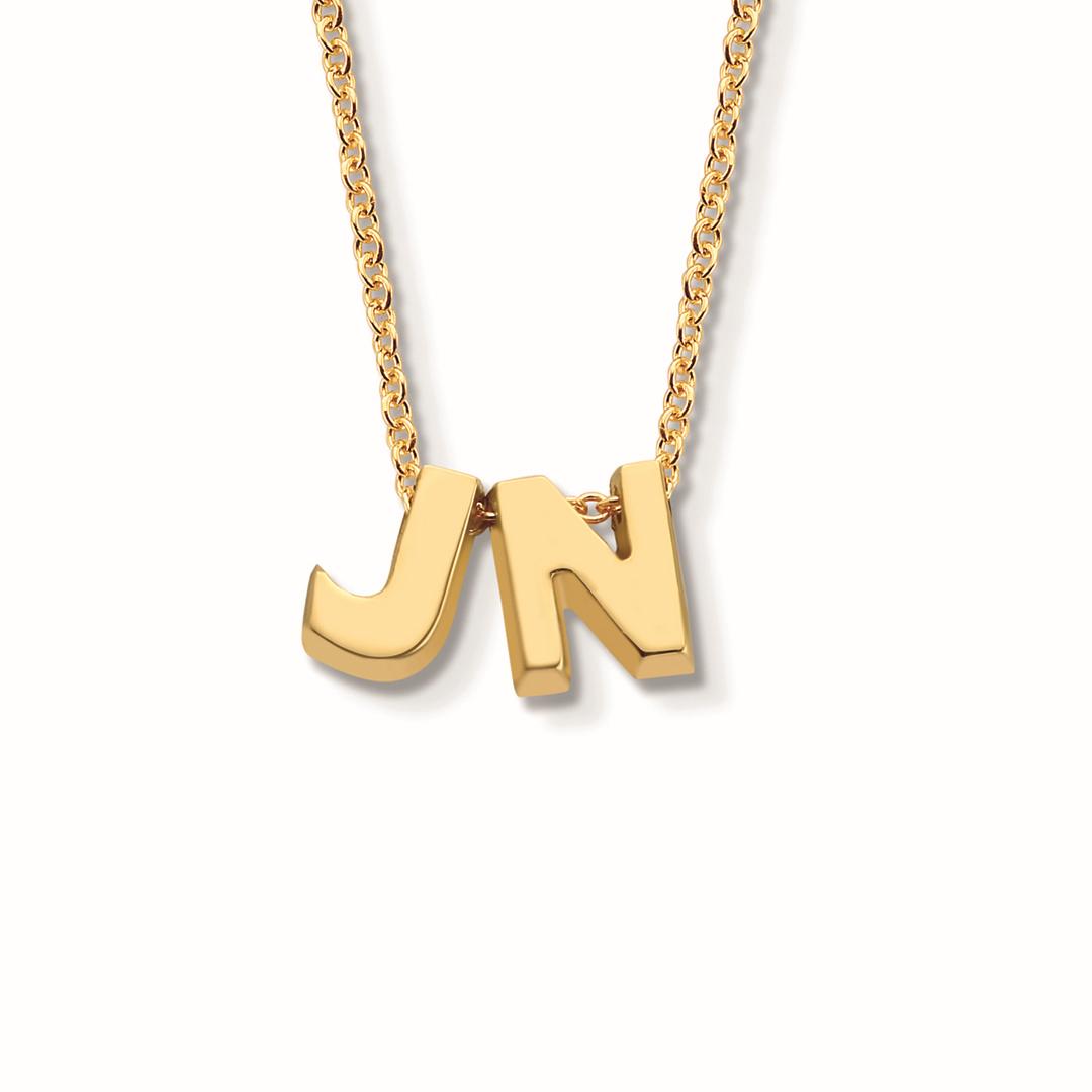 Minitials Three Diamond Necklace - Minitials