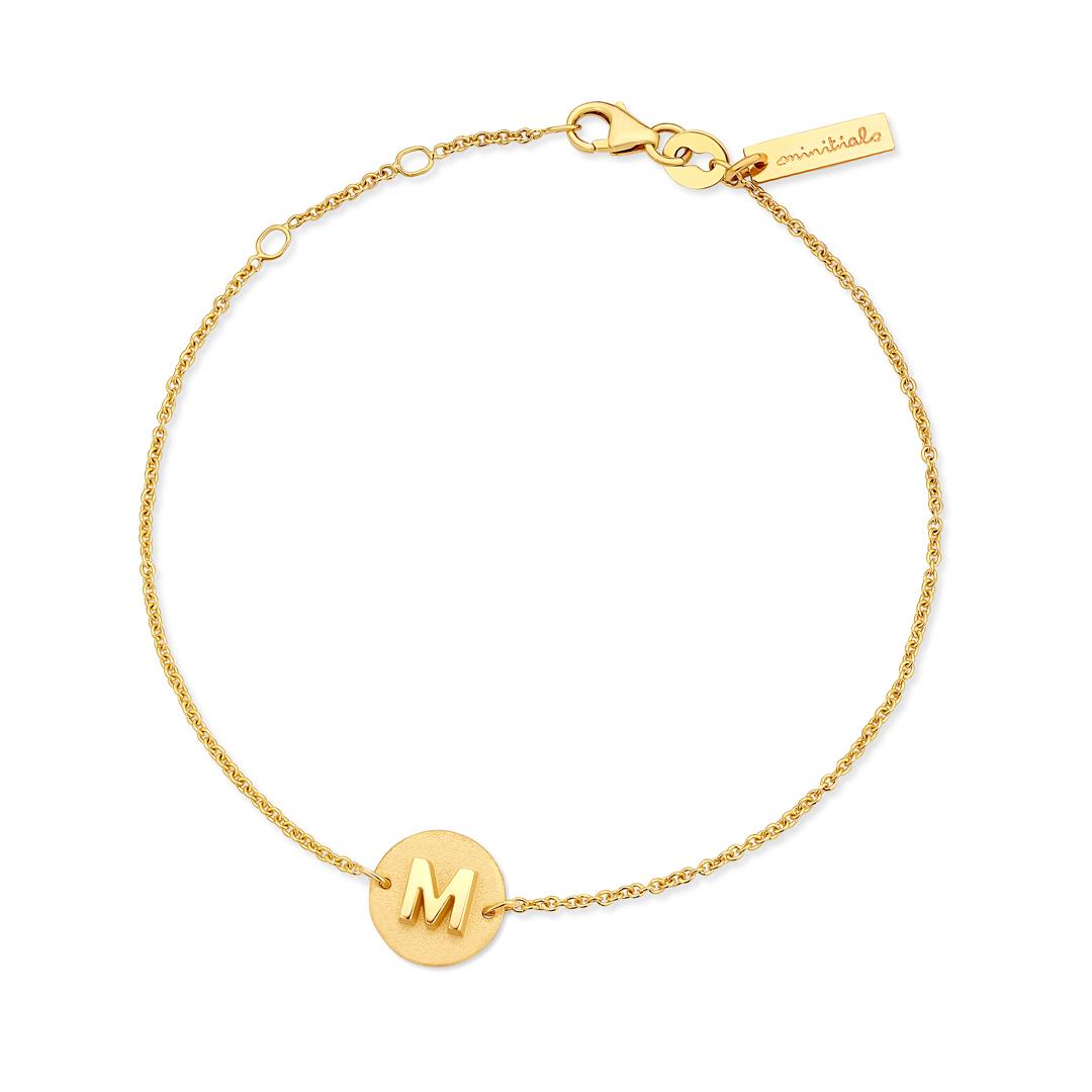 Minitials Disc Signature Chain Bracelet - Minitials