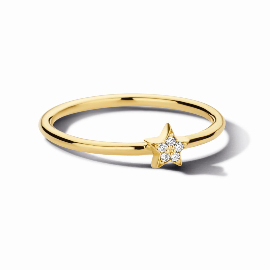 Minitials Signature Pavé Symbol Ring - Minitials