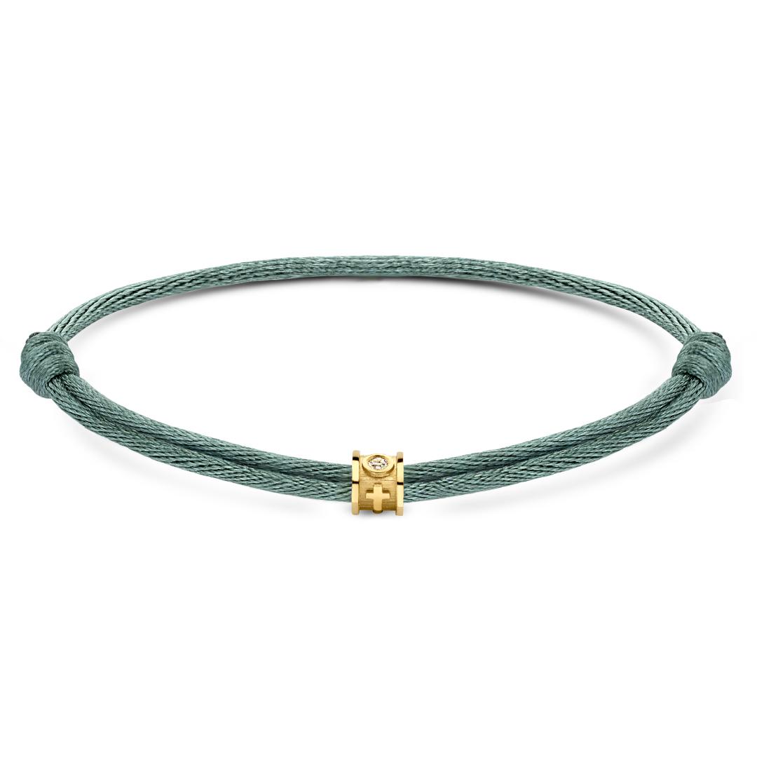 Minitials One Benji Blocks Satin Bracelet - Minitials