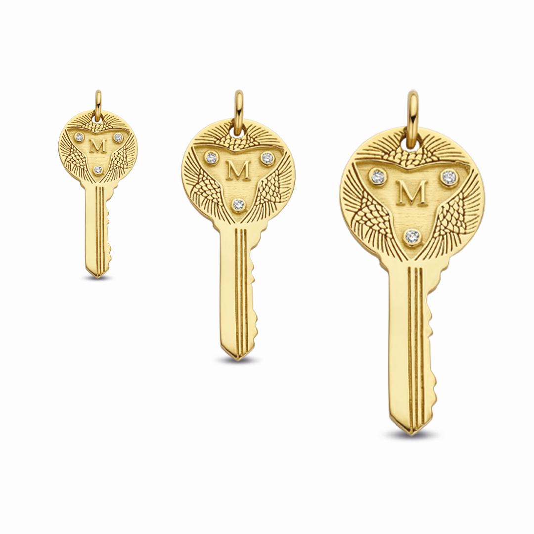 Minitials Chelsea Key Charm - Minitials